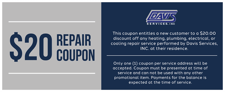 Promotions & Coupons HVAC, Plumbing & Electrical Service | Davis ...